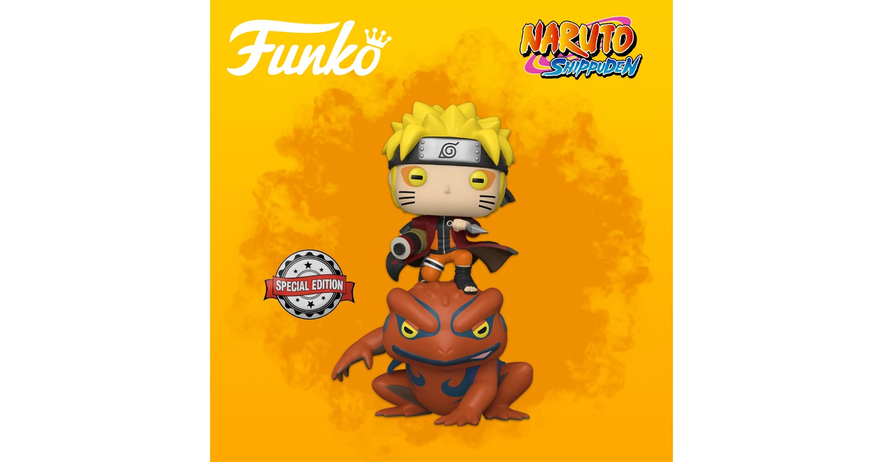 Naruto Shippuden Funko POP! Rides Figura - Naruto on Gamakichi (Special ...