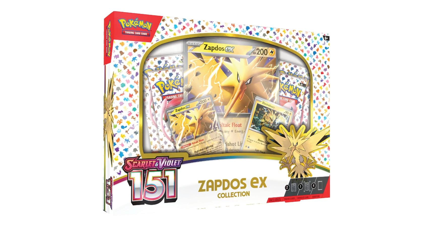 Pokémon TCG Scarlet & Violet 151 - Zapdos ex Box Collection *English ...