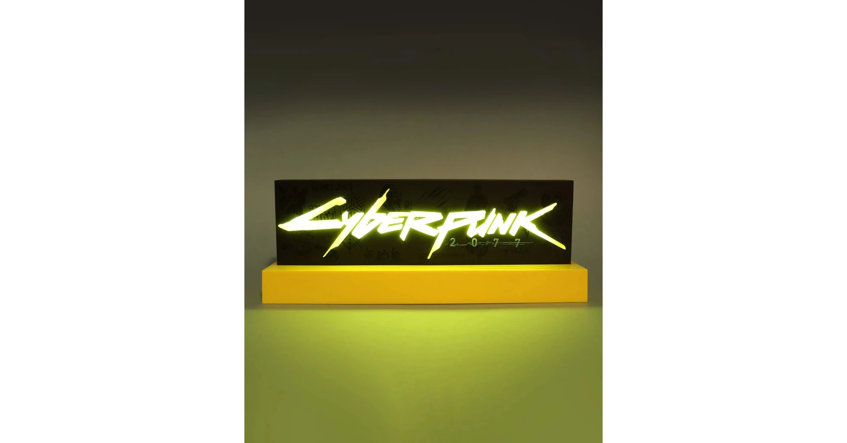 Cyberpunk 2077 LED Lámpa - Logo 22 cm - Geekstore