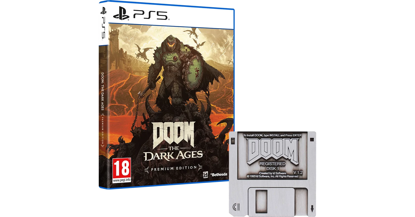 DOOM The Dark Ages Premium Edition (PS5) + ajándék kitűző - 35.990 Ft