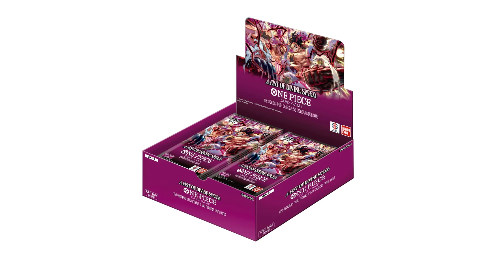 One Piece Card Game Booster Display OP11 A Fist Of Divine Speed (24 ...