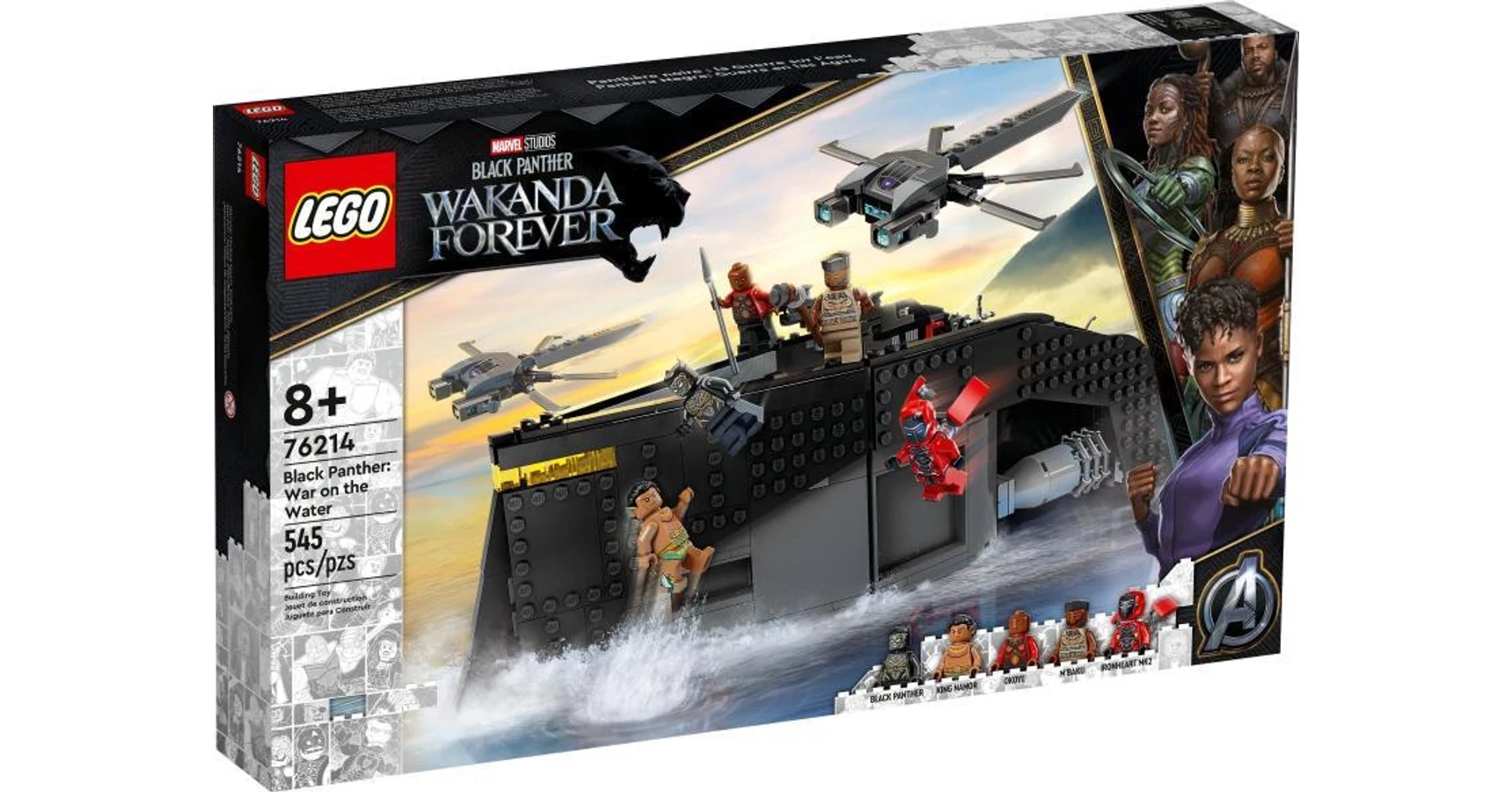 LEGO Marvel Harc a vízen (76214) – Royal Sea Leopard hajó