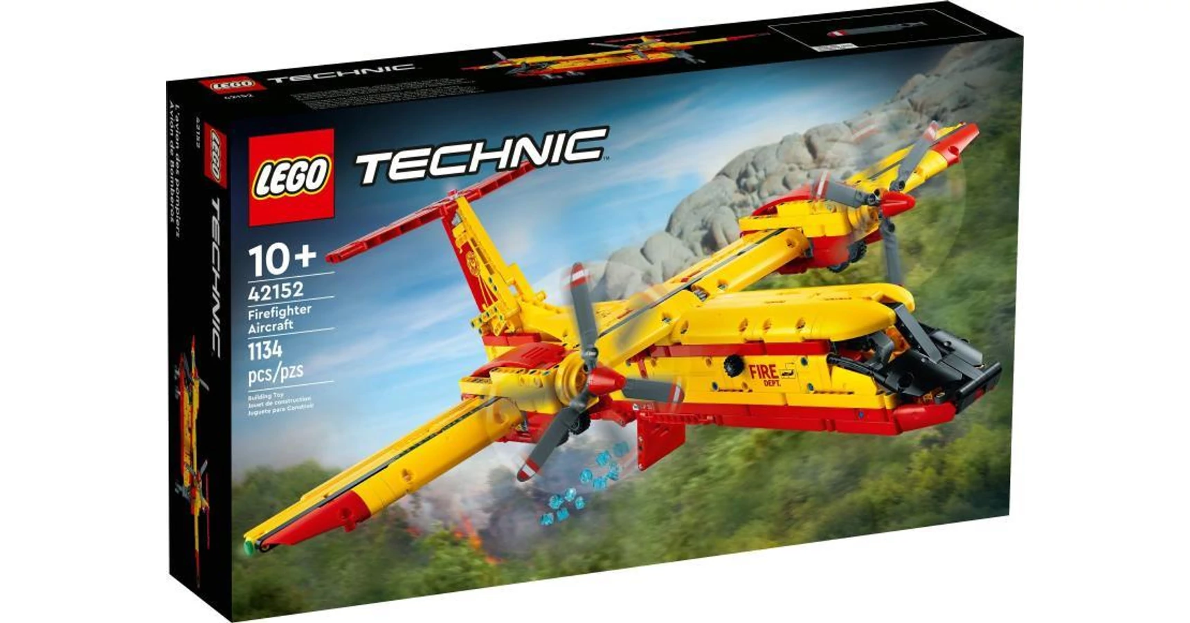 LEGO Technic Tűzoltó repülőgép (42152) – Valósághű funkciók