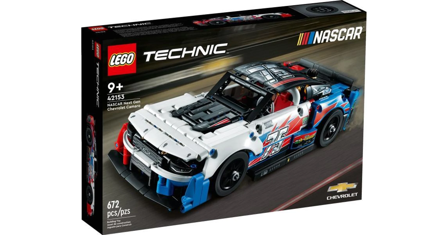 LEGO Technic NASCAR Camaro (42153) – Valósághű V8 motorral