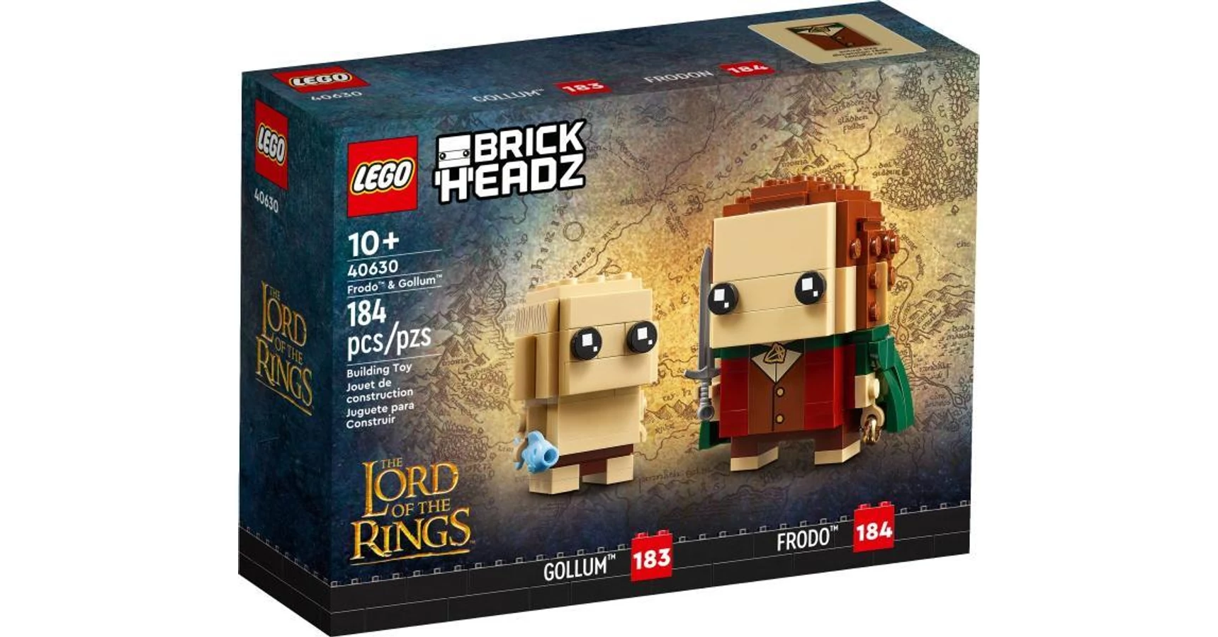 LEGO BrickHeadz Frodó és Gollam (40630) – Gyűjthető készlet